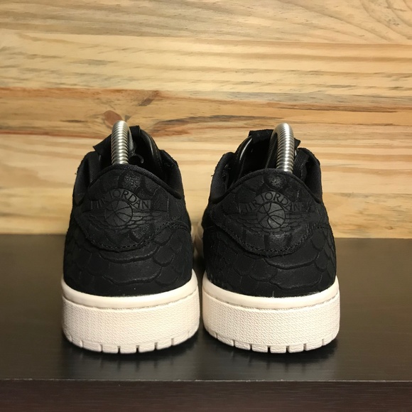 Nike | Shoes | Nike Air Jordan Retro Low Womens Black Python | Poshmark